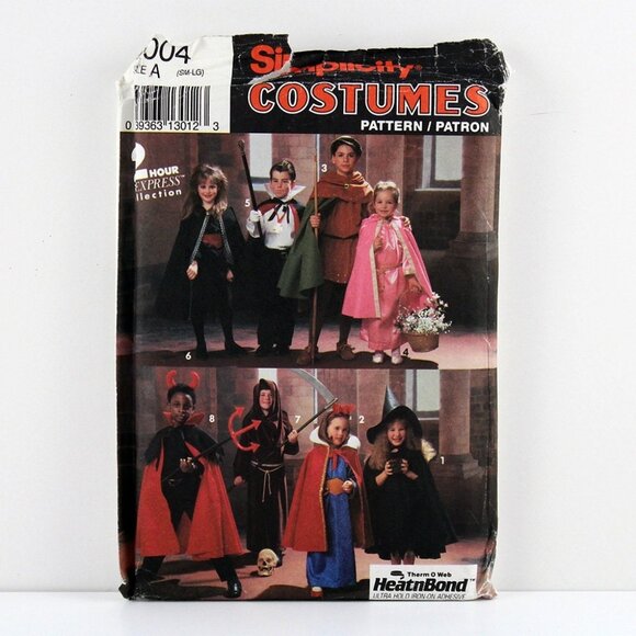 Simplicity | Office | Simplicity Pattern 804 Childs Halloween Costumes ...